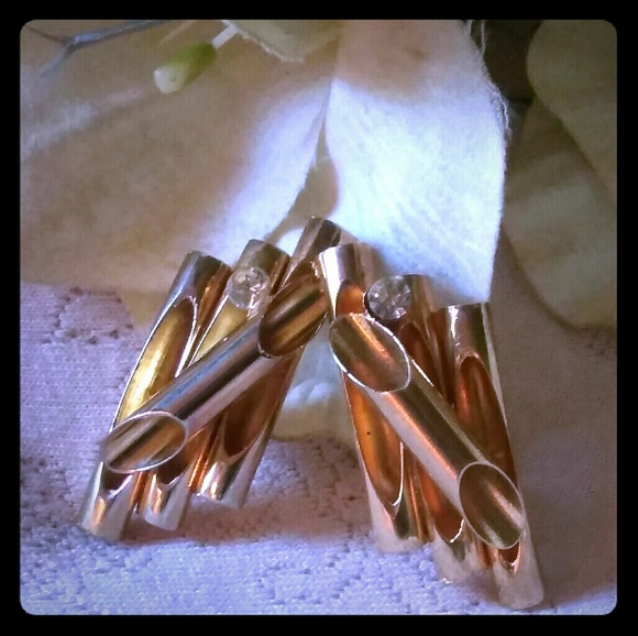 Vintage | Jewelry | Vintage Art Deco Open Tubes Earrings | Poshmark
